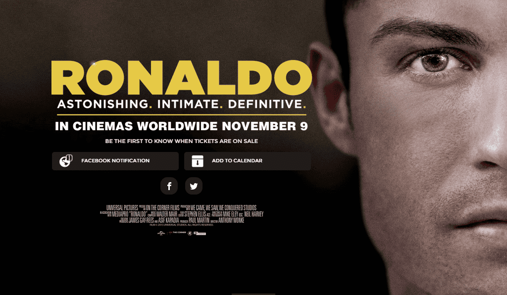 Ronaldo : Watch the trailer of upcoming movie on life of the football ...