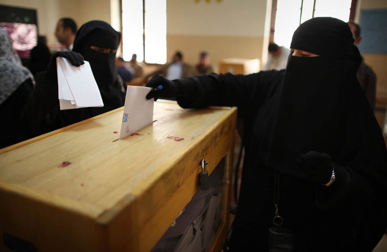 First-ever election in Saudi Arabia also features female voters, candidates