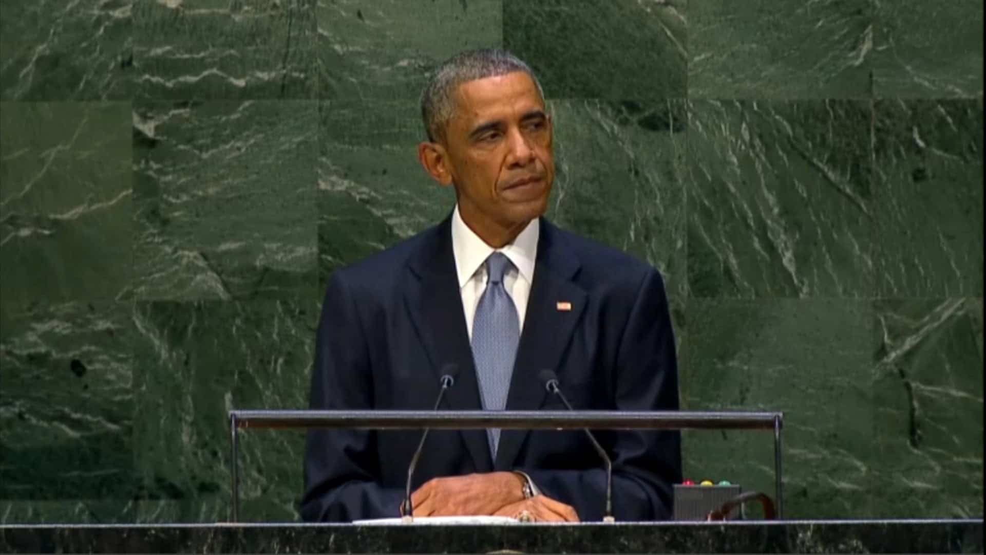 Obama takes a few steps back at the UNGA