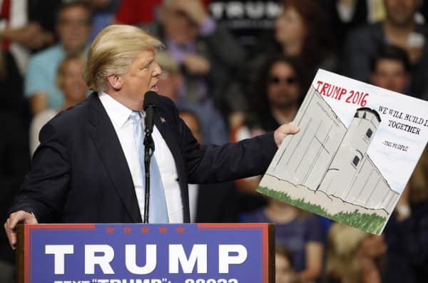 Donald Trump re-announces constructing border wall between US and Mexico