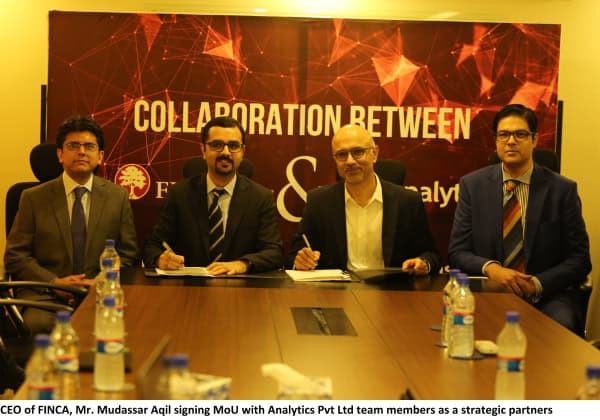 FINCA enters into strategic partnership with Analytics Private Limited