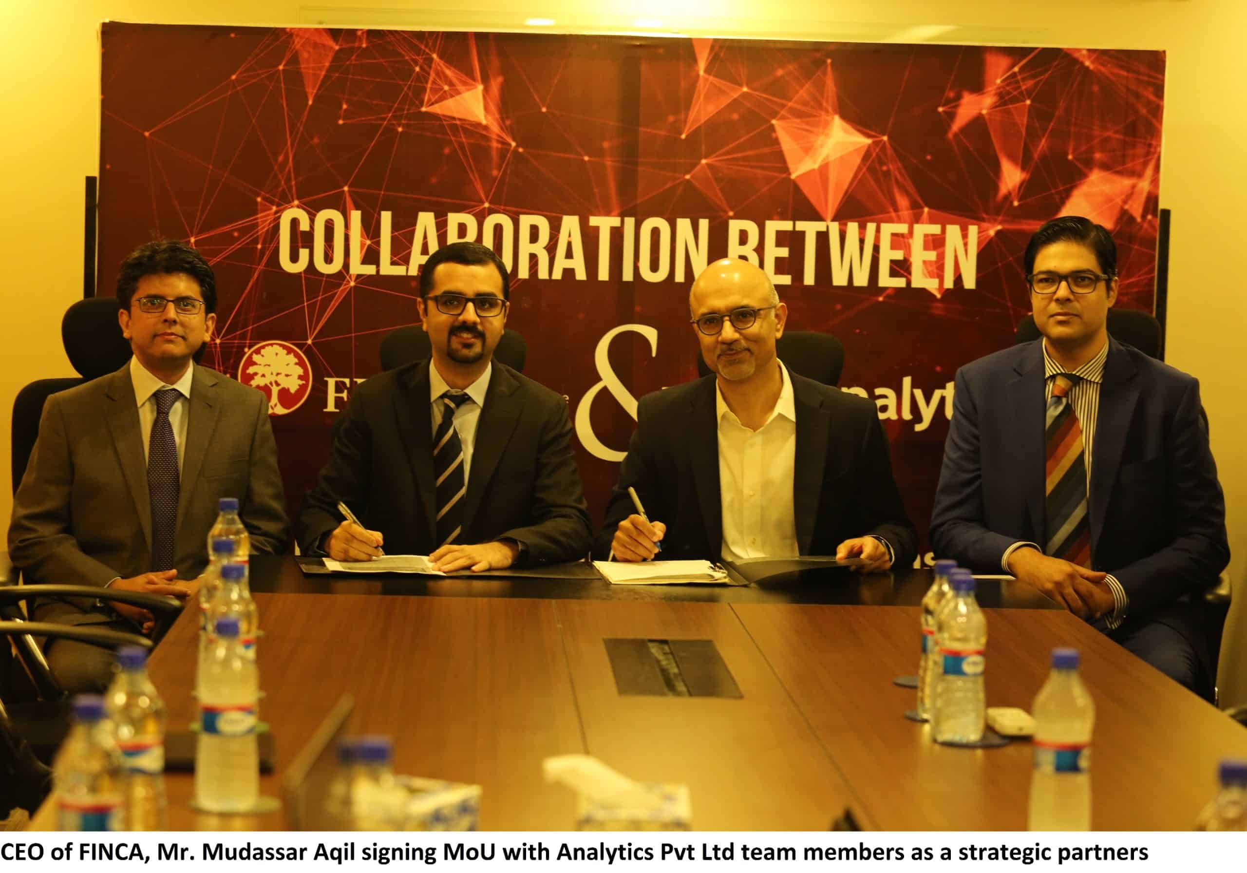 FINCA enters into strategic partnership with Analytics Private Limited ...