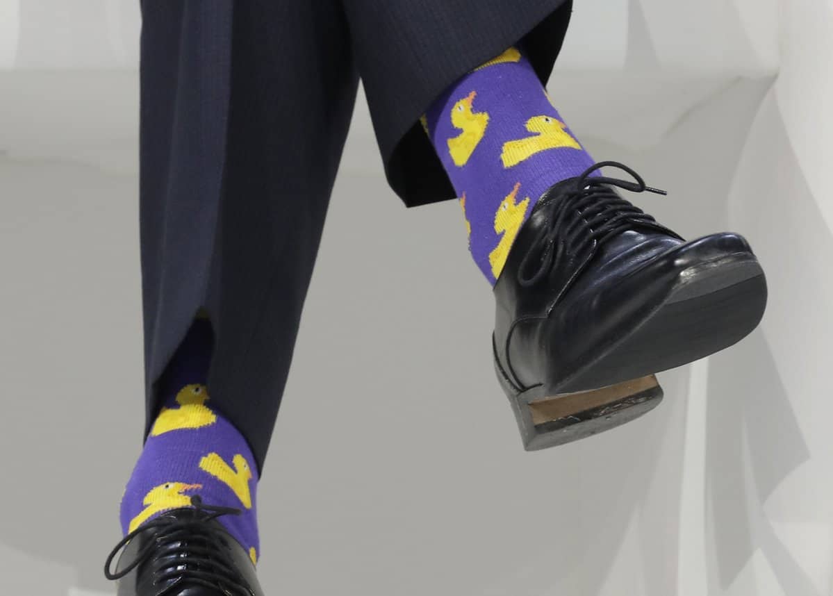 Trudeau s Passion for Bizarre Socks - His Latest Rubber Ducky Socks are ...