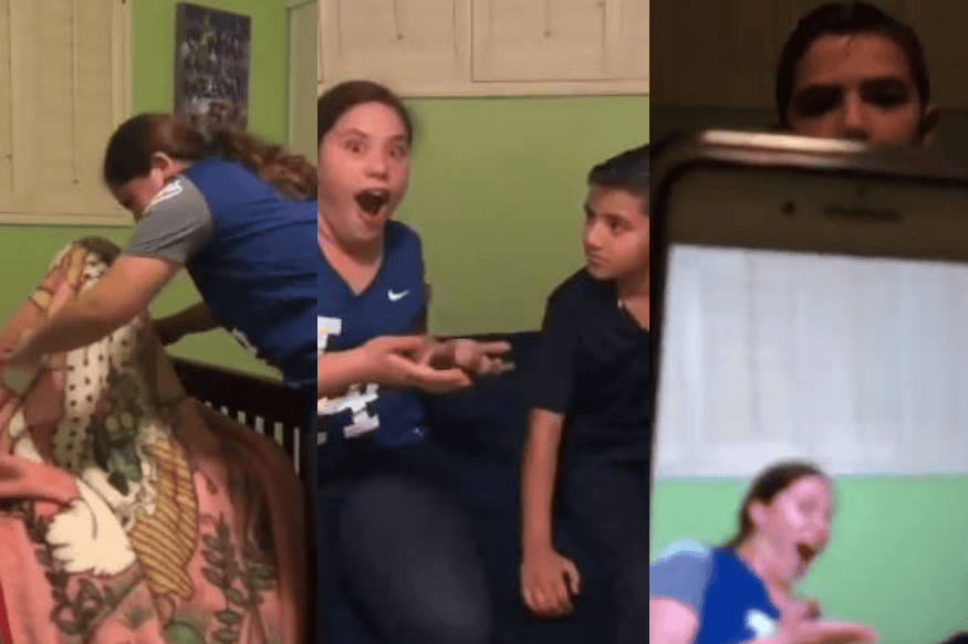 Viral: People are pranking siblings by fake-turning them invisible