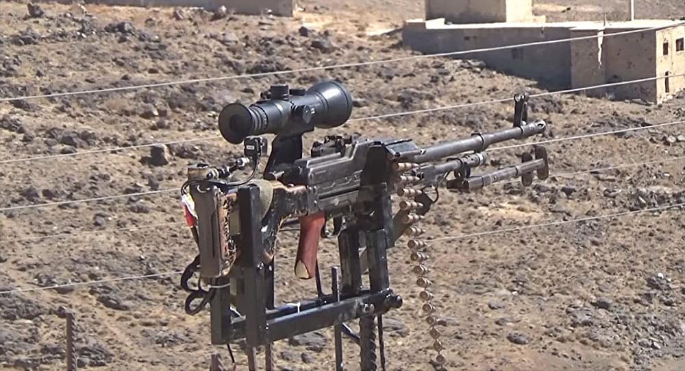 Syrian engineer builds electronic sniper rifle from a Kalashnikov
