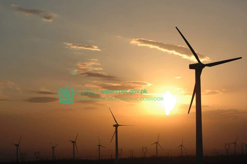 CPEC contributes 300MW wind energy to national grid