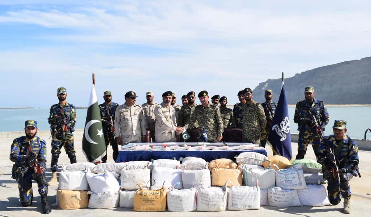 Pakistan Navy confiscates hashish worth Rs2.5b near Ormara