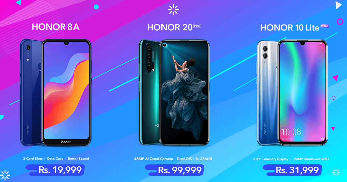 HONOR introduces three amazing smartphones for everyone in just a month