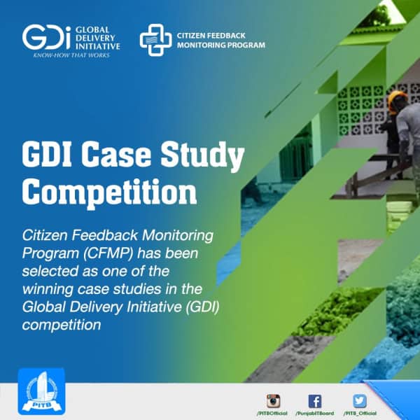Punjab s Citizen Feedback Monitoring Program wins in the World Bank-GDI ...
