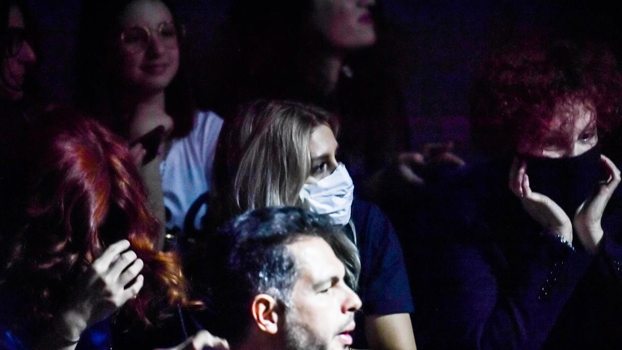 Face masks are Paris fashion week must-haves