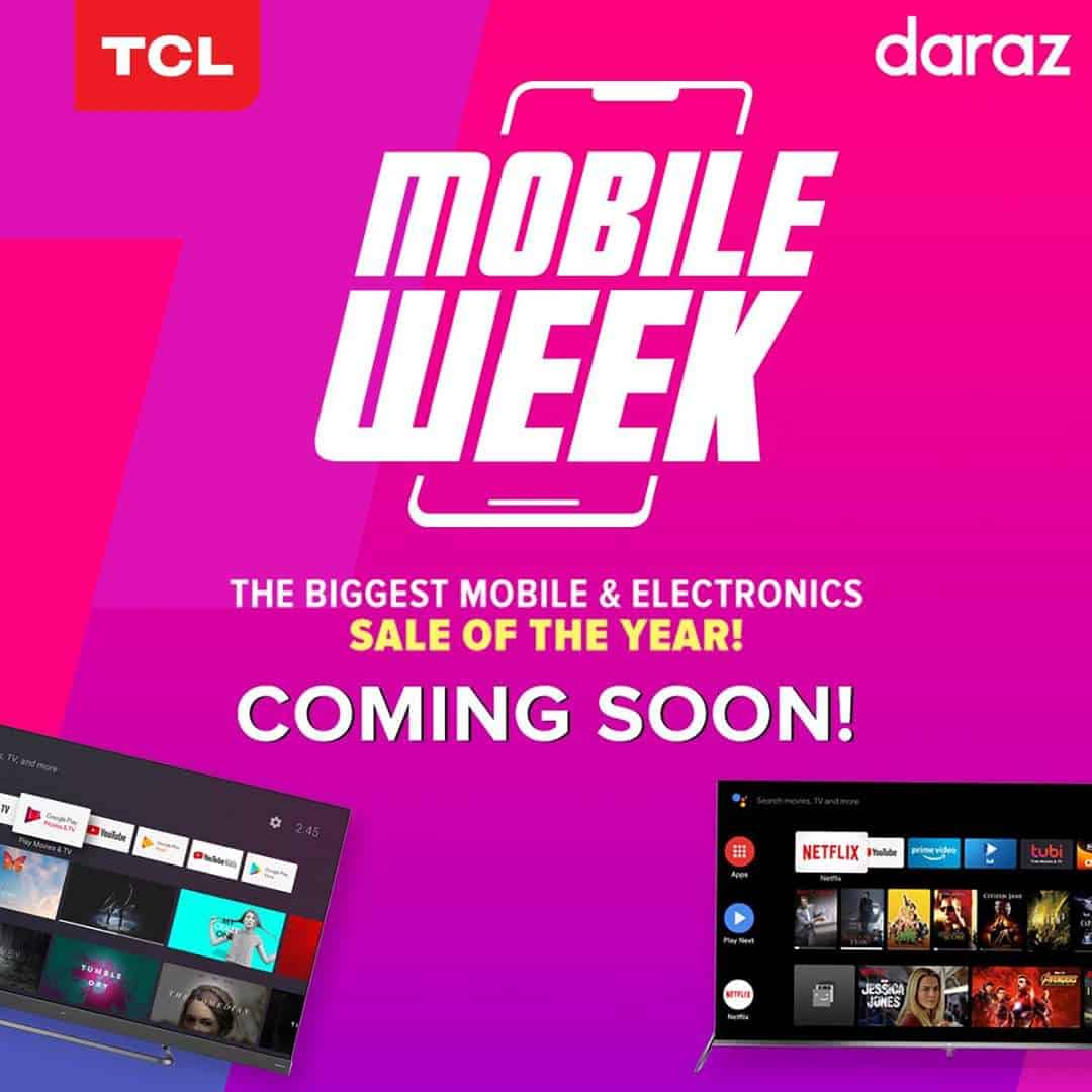 TCL Pakistan collaborates with Daraz Mobile Week 2020 to support online ...