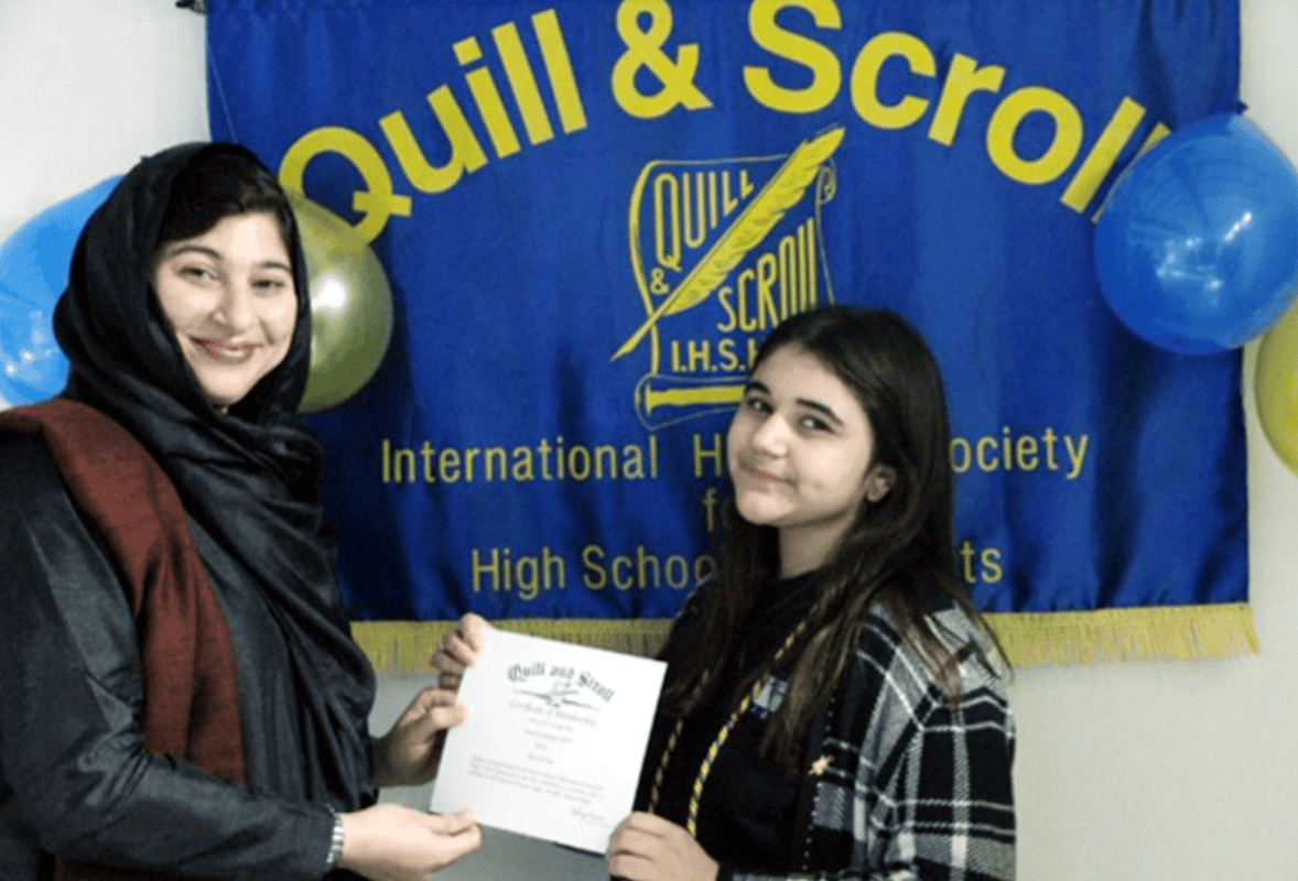 Meet Nawal Haider Butt – first ever Pakistani member of Quill and Scroll