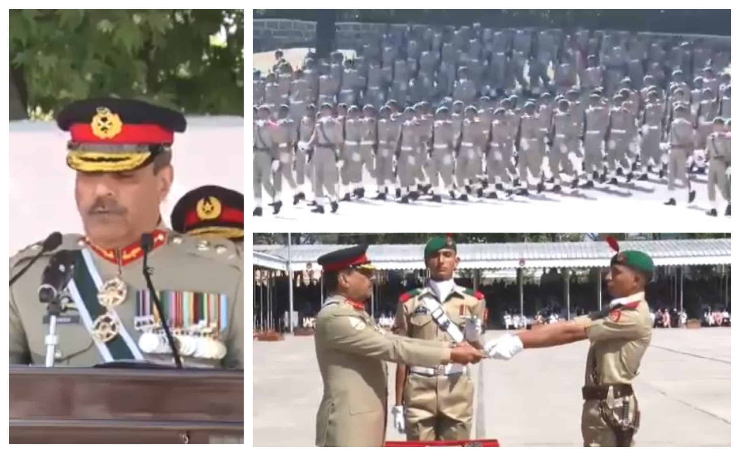 CJCSC Gen Nadeem inspects passing out parade of cadets at PMA Kakul (VIDEO)
