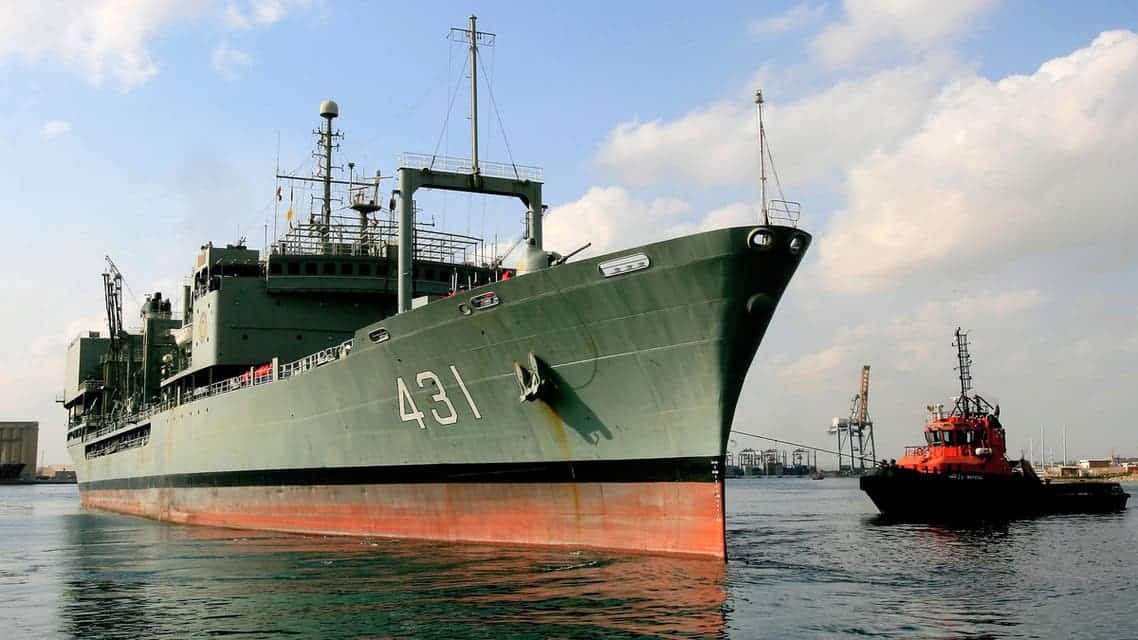 Iran’s largest navy ship sinks in Oman sea after catching fire (VIDEO)