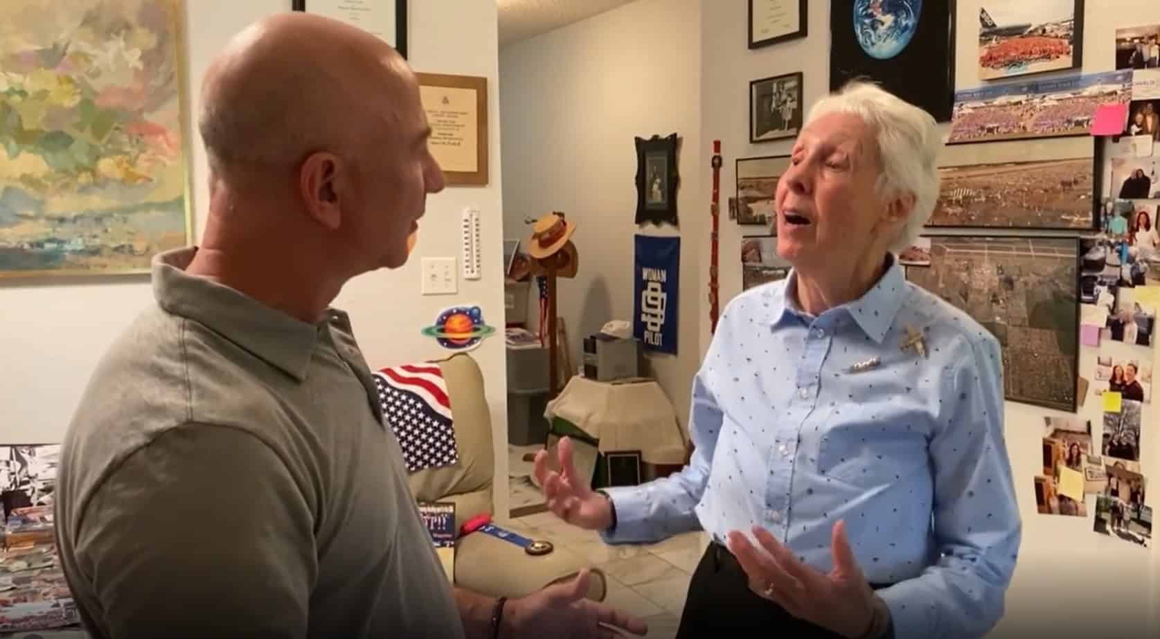 Former woman pilot Wally Funk becomes oldest person ever to travel into ...
