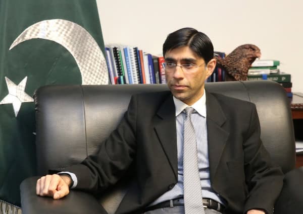 Pakistan s NSA Moeed Yusuf leaves for US