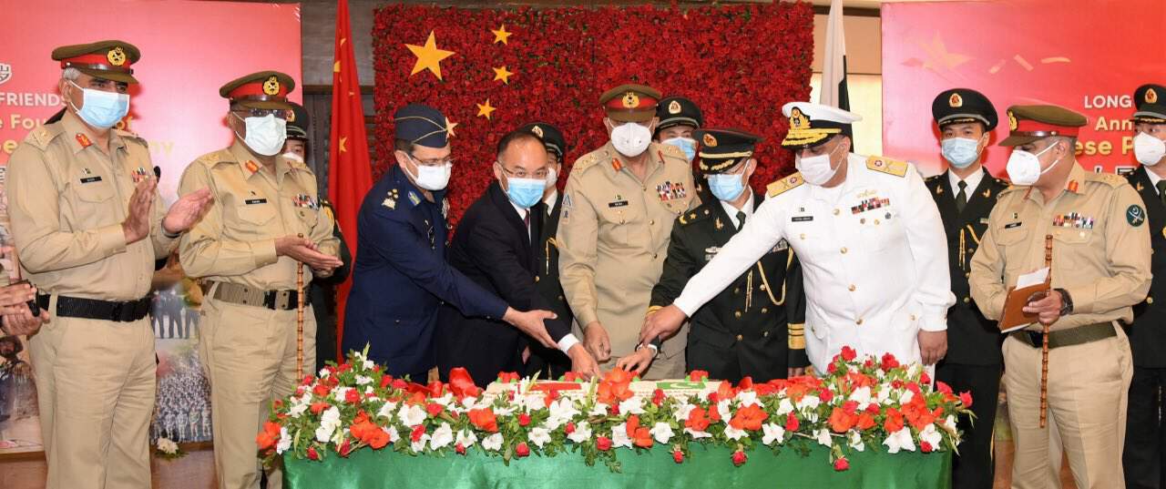 Pakistani military celebrates PLA s 94th foundation anniversary at GHQ ...