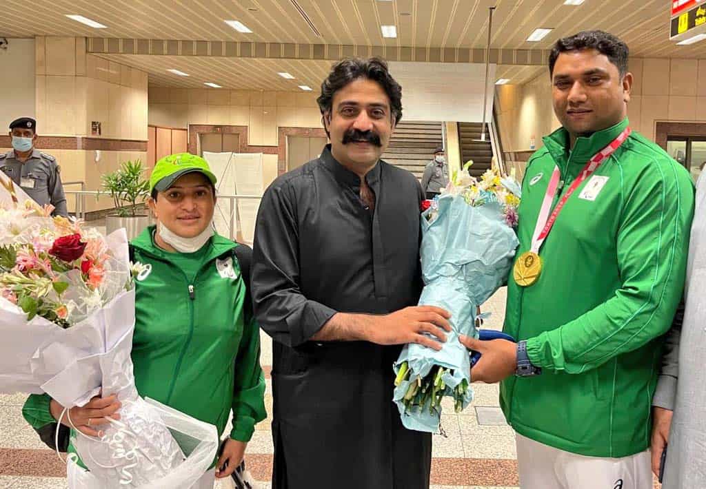 Pakistan’s Paralympics gold medalist Haider Ali gets rousing welcome in ...