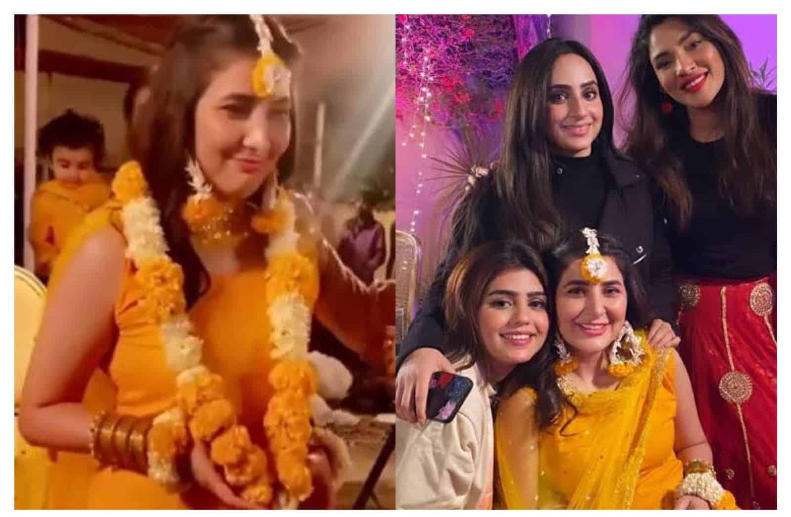 Areeba Habib looks stunning on her Mayun ceremony