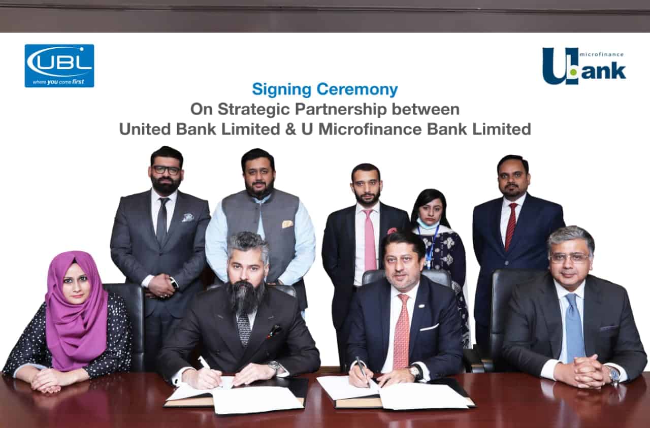 UBL partners with U Microfinance Bank Limited to promote financial ...