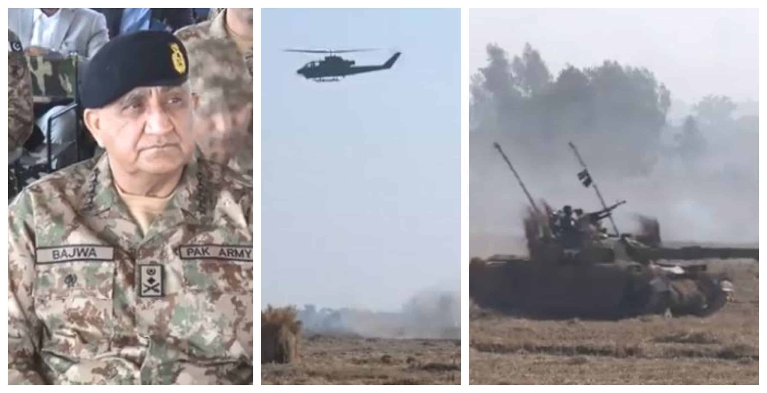 ‘Victory Shield’: Pakistan Army chief witnesses military exercise in ...