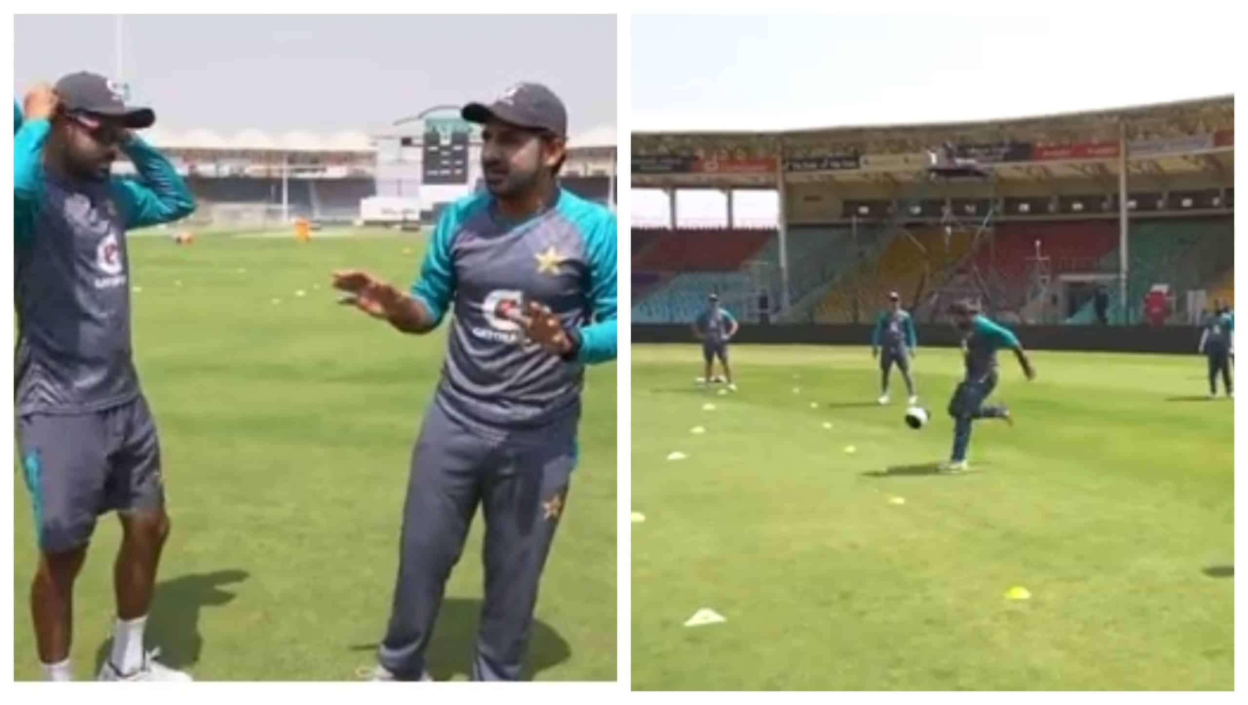 Babar FC clashes with Sarfraz FC in fun-filled football match to win ...