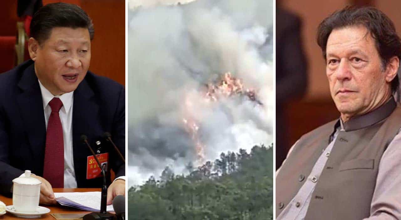 Xi shocked , Imran sad over China plane crash