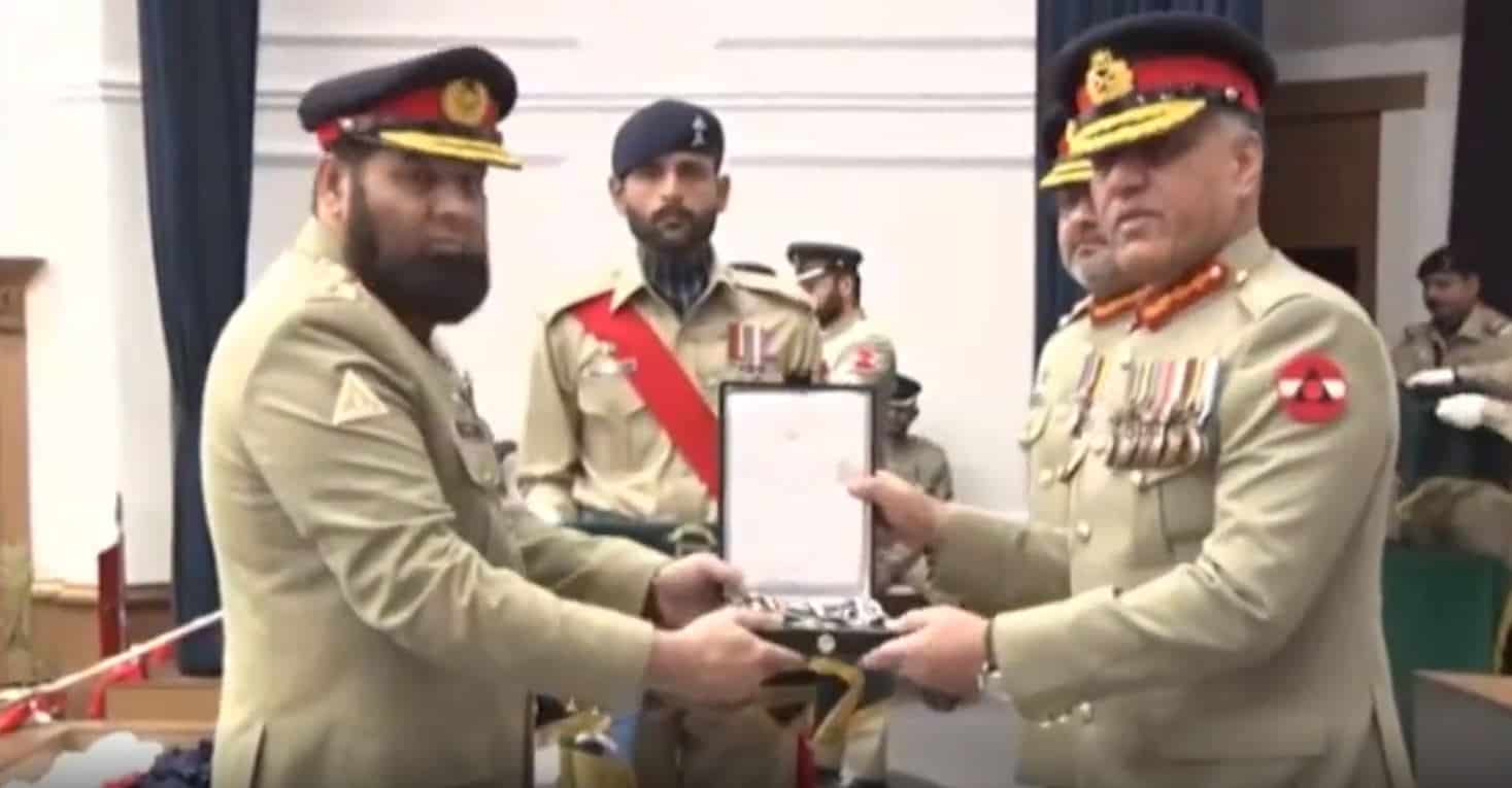 Military awards conferred on Pakistan Army martyrs, soldiers