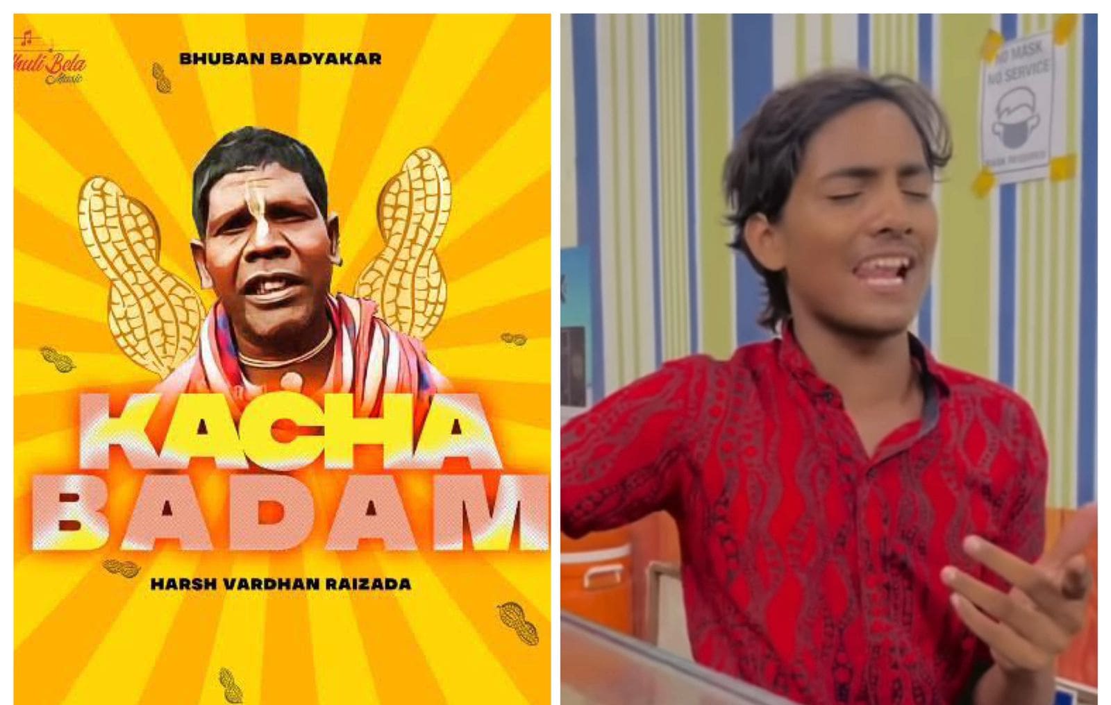 Video of a young boy singing Kacha Badam goes viral