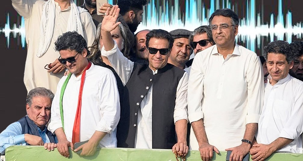 PTI leaders react to Imran Khan’s audio leak about US cipher