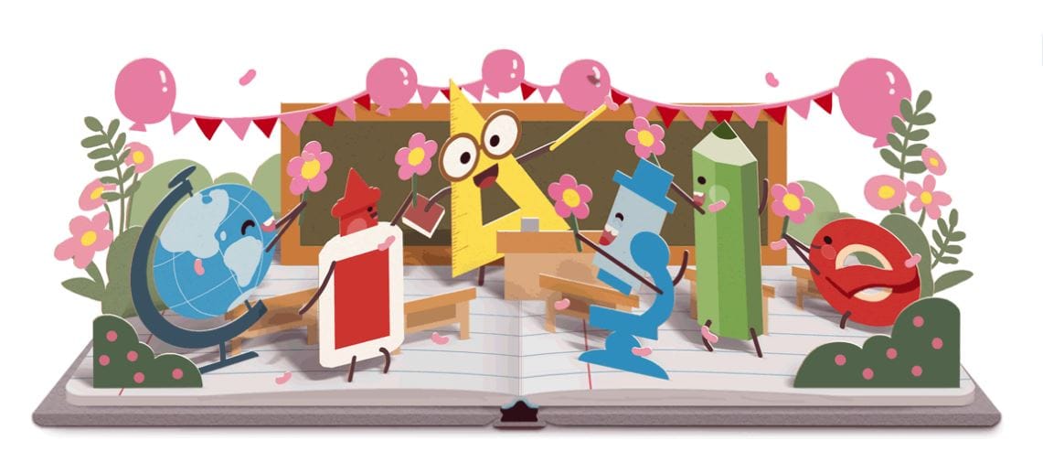 Google celebrates World Teachers Day with creative doodle