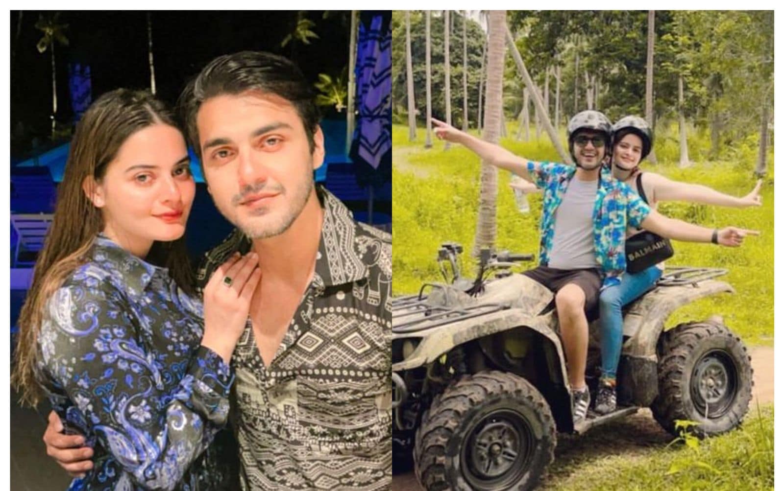 Minal Khan and Ahsan Mohsin Ikram s new loved-up video from Thailand trip goes viral