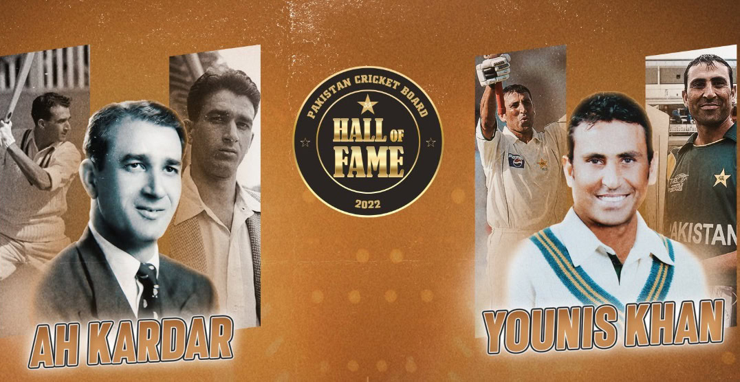 Pakistani cricket greats Abdul Hafeez Kardar, Younis Khan inducted into PCB Hall of Fame