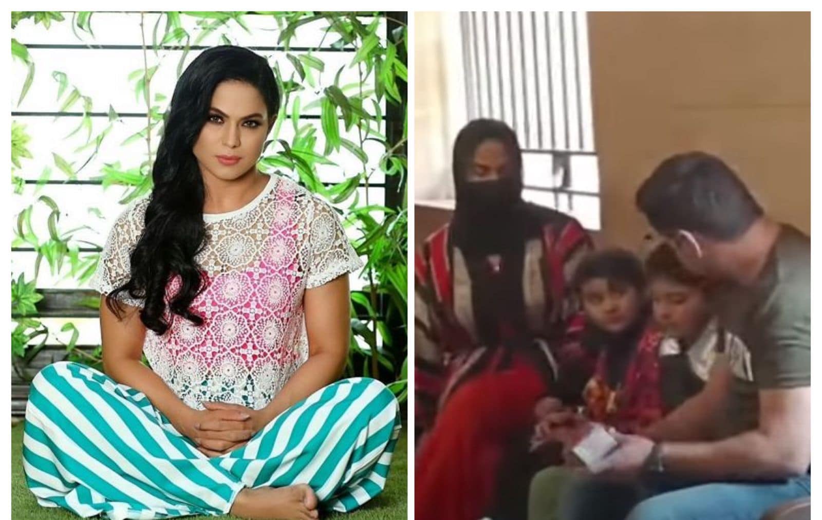 Veena Malik’s children met father Asad Khattak after four years