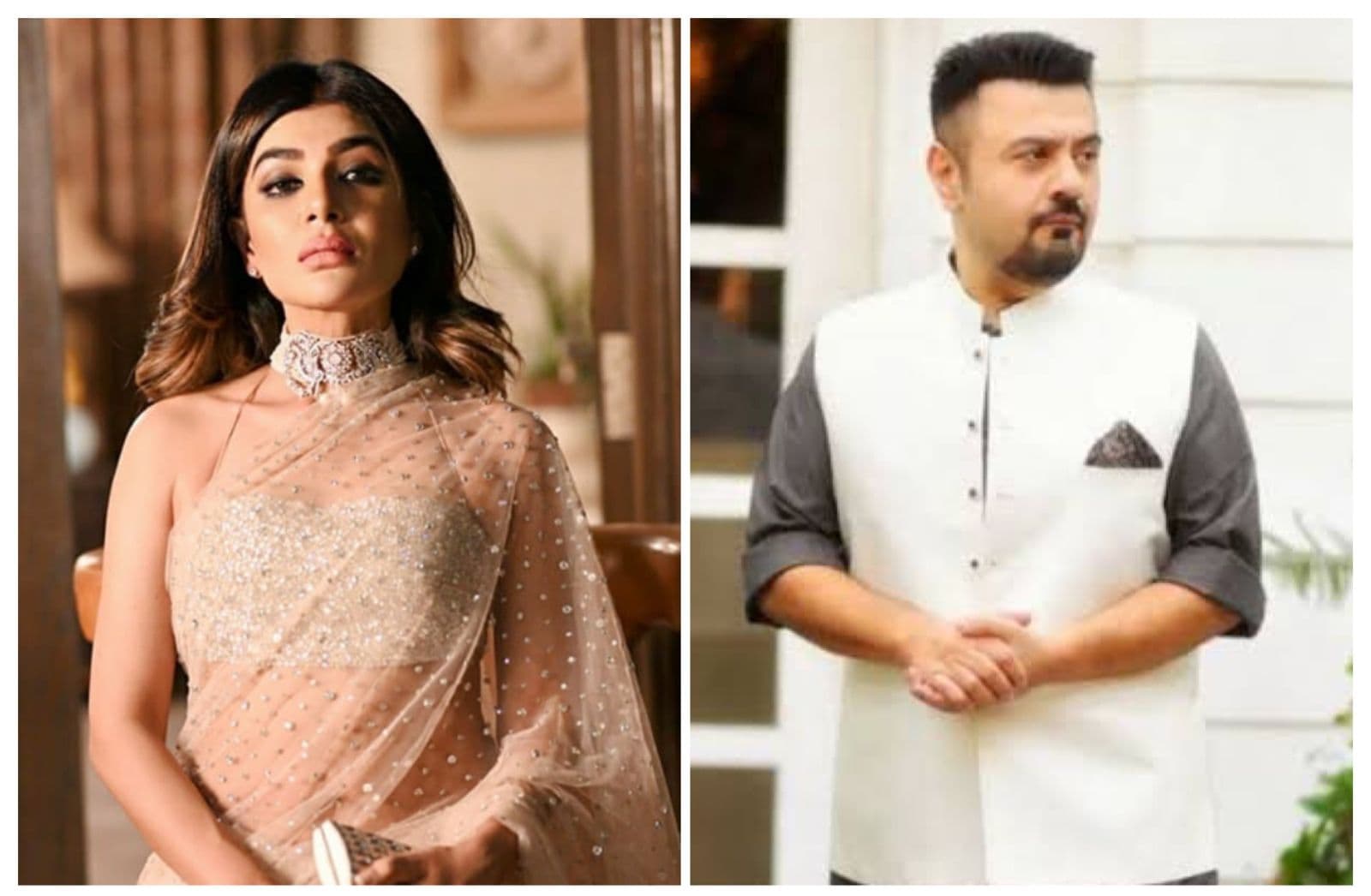 Iffat Omar and Ahmed Ali Butt get embroiled in a heated argument