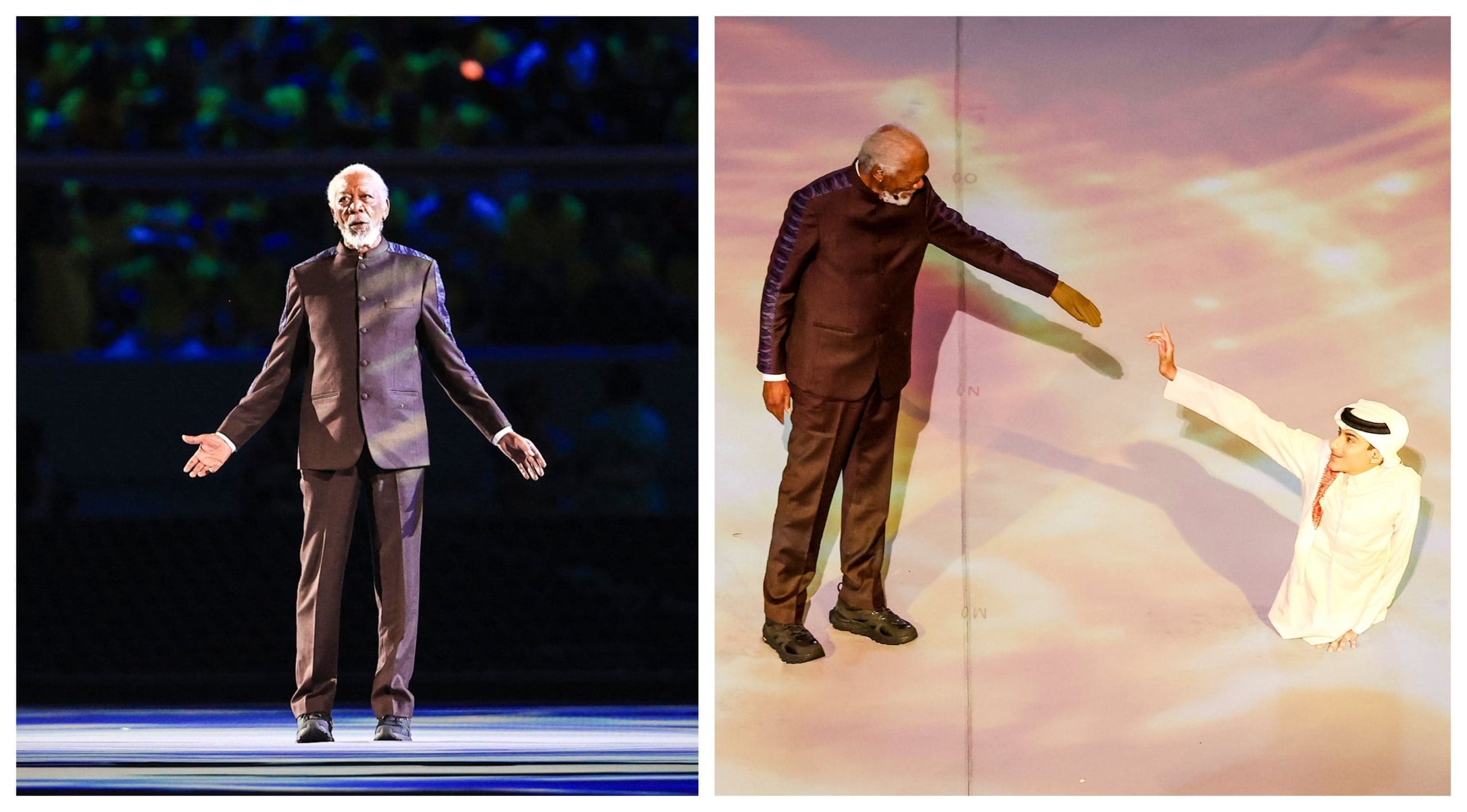 Morgan Freeman shines at FIFA World Cup 2022 opening ceremony