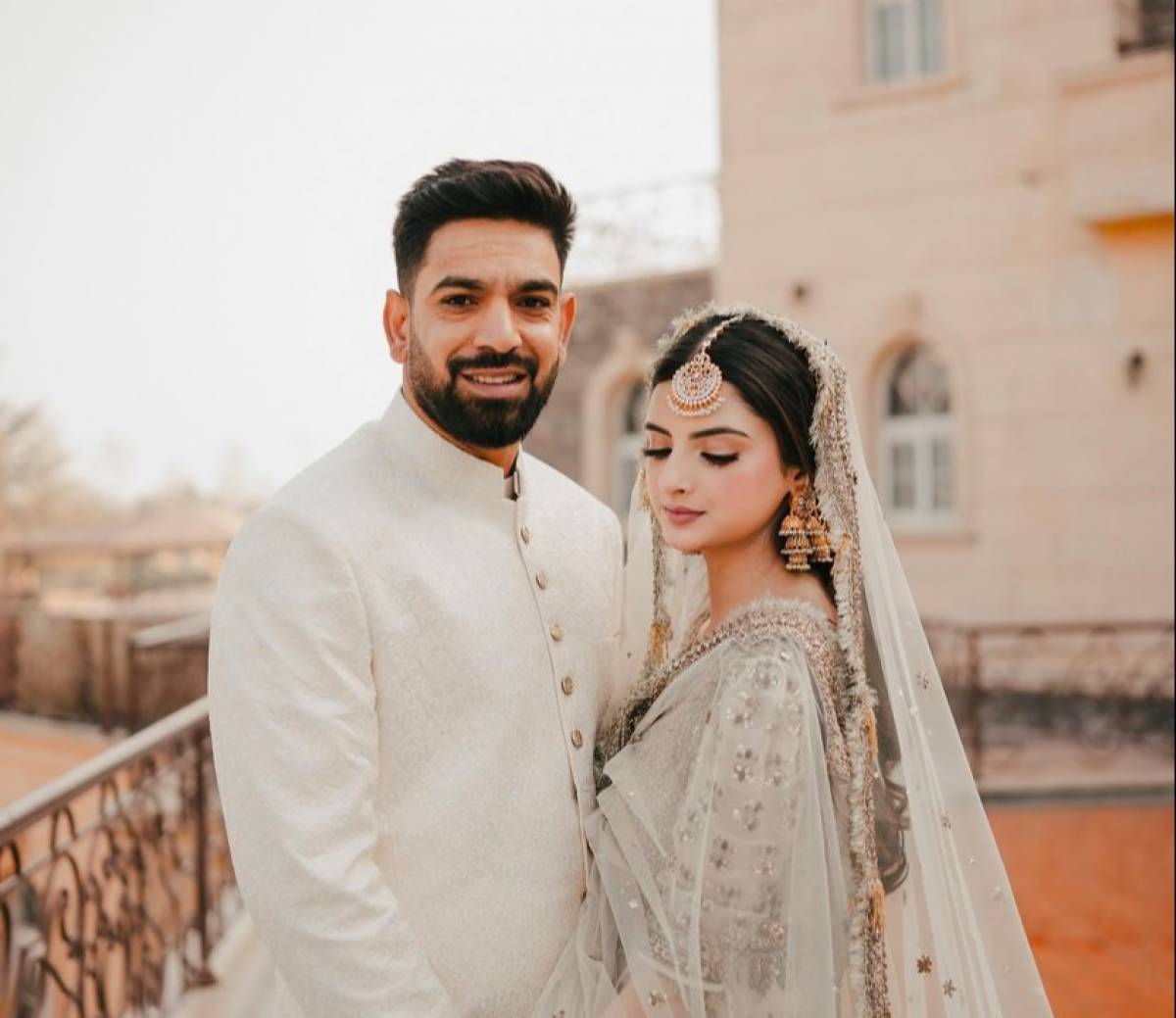 What has Haris Rauf given to his wife in Haq Mahr?