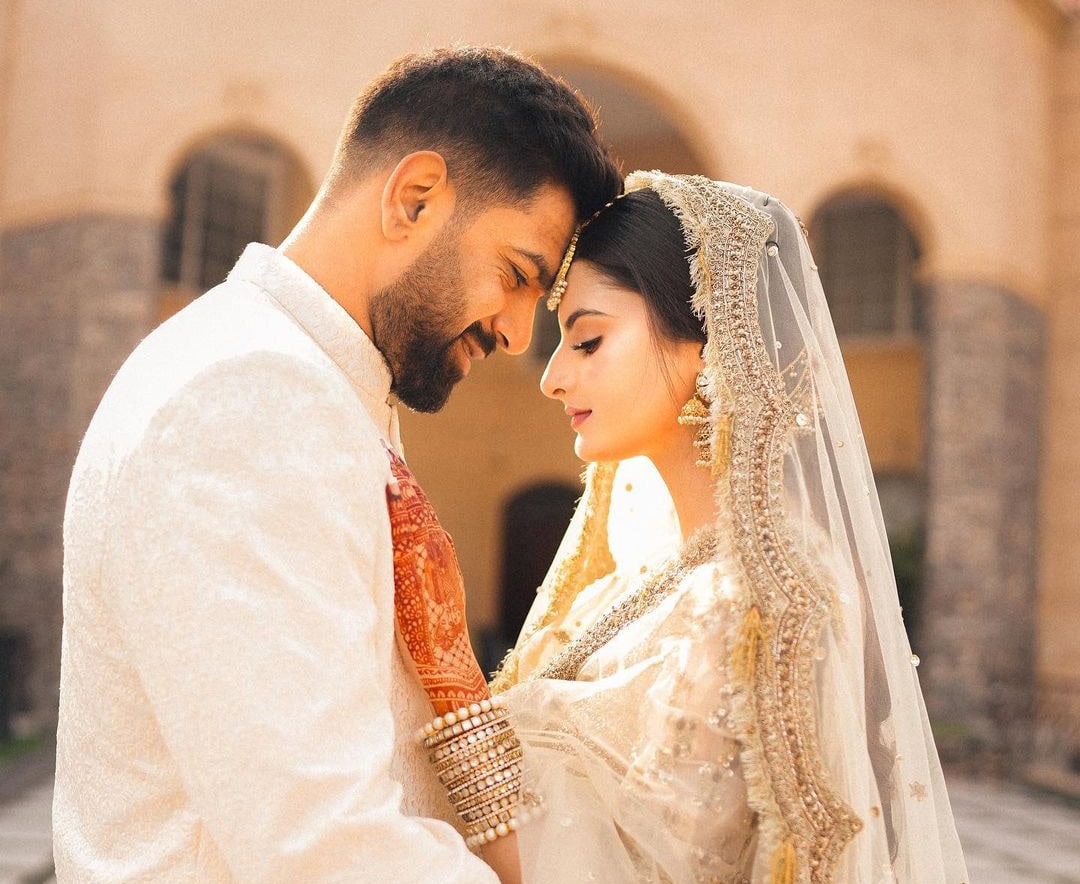 Haris Rauf and Muzna Masood Malik’s Nikah: Here’s the first look of ...