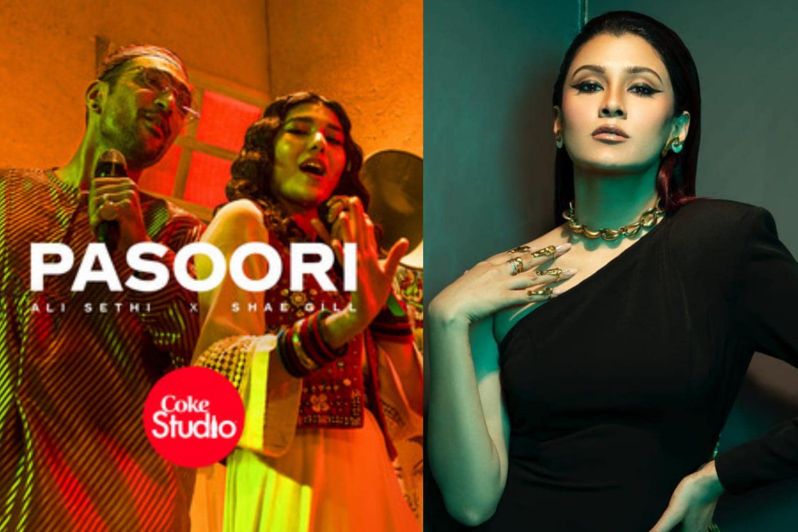 Indian singer Aastha Gill performs Pasoori with a young kid