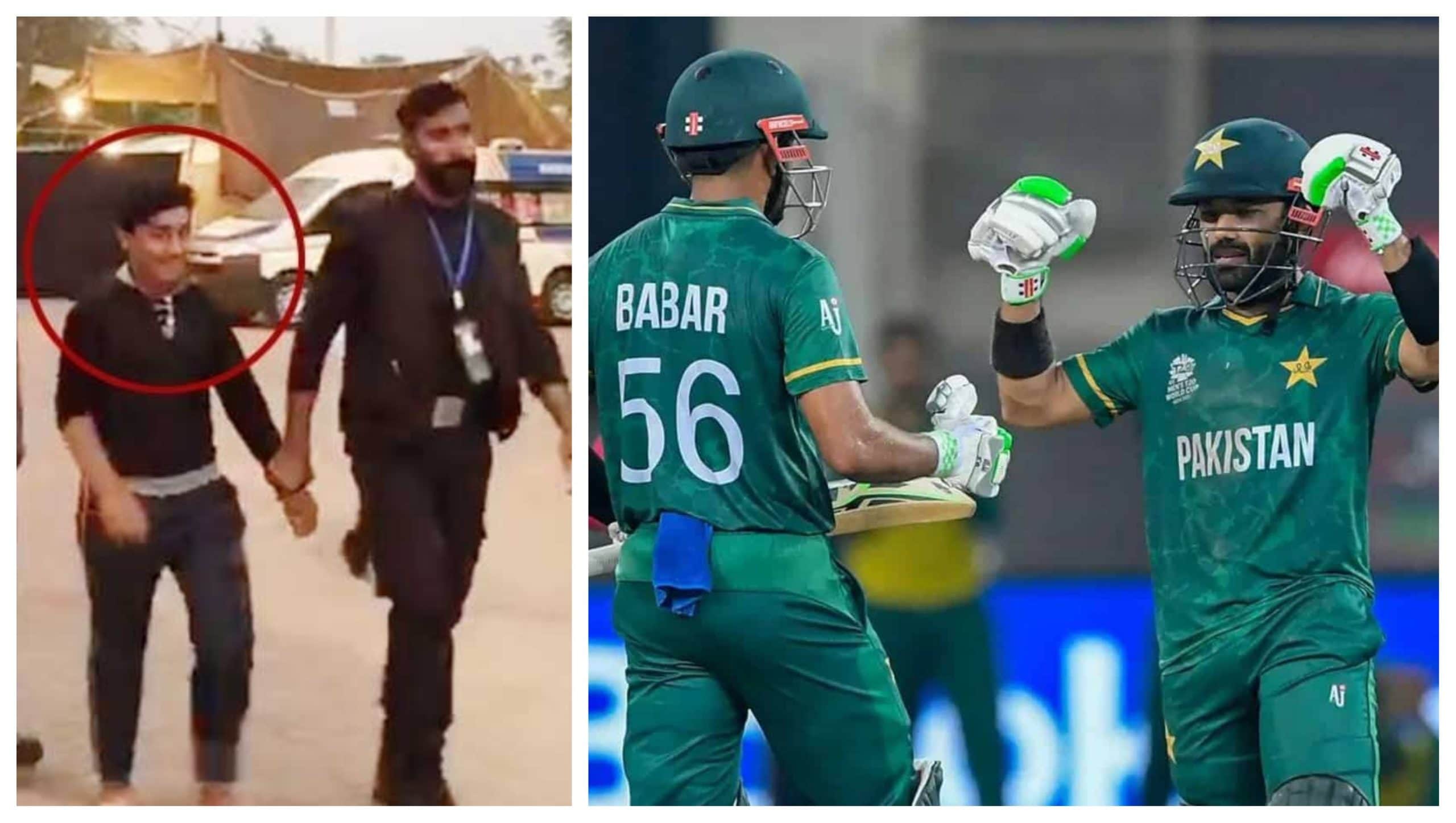 Fans booked for entering field to meet Babar Azam, Mohammad Rizwan ...