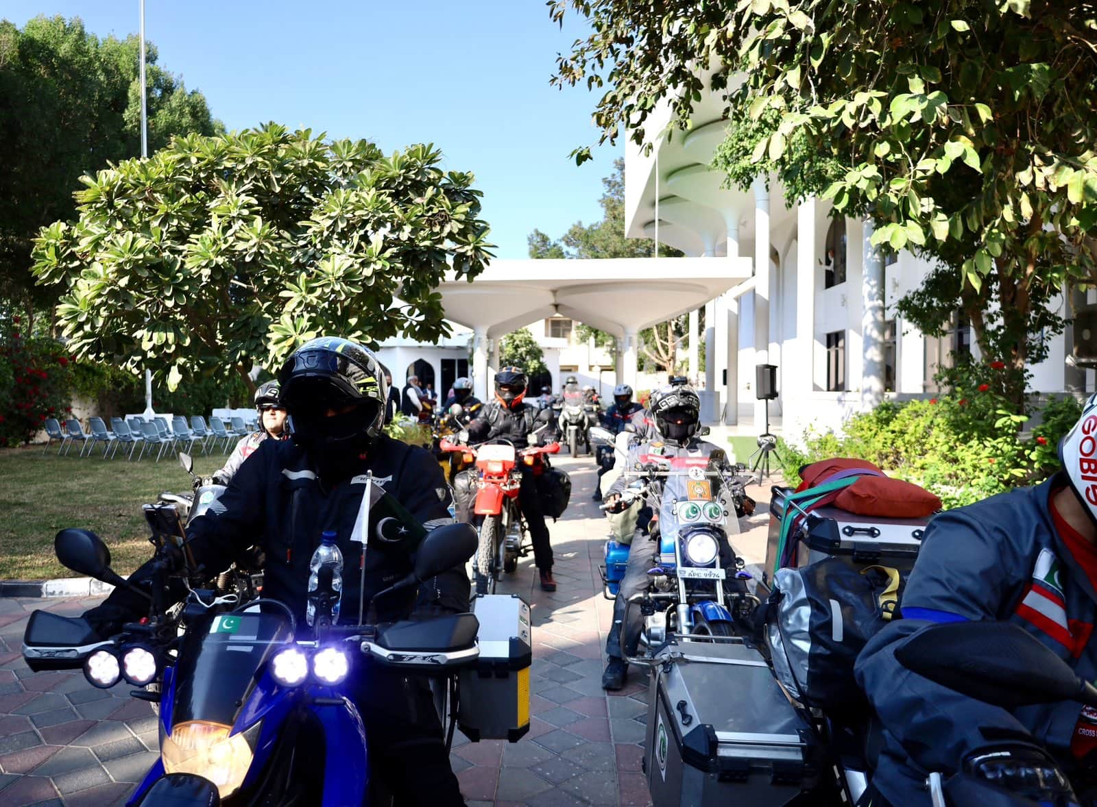 25 Pakistani bikers heading for Umrah welcomed in Abu Dhabi