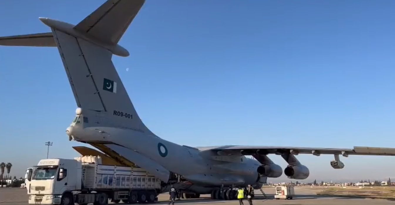 Another Pakistani plane carrying relief aid reaches earthquake-hit Turkiye