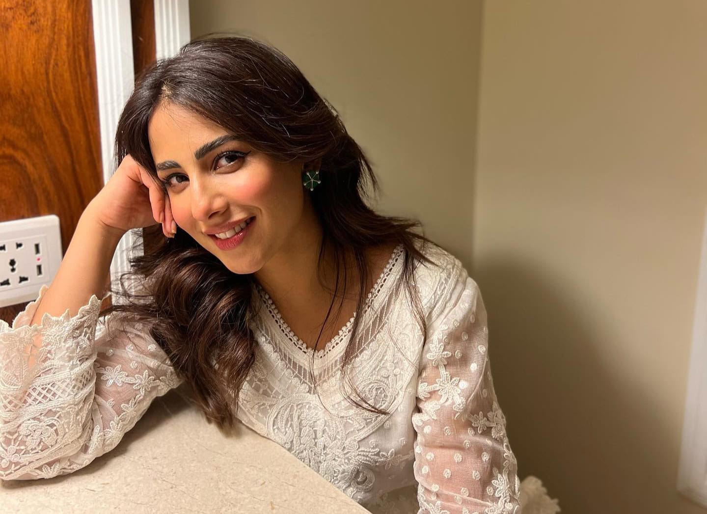 Ushna Shah reveals how and where she met her fiance Hamza Amin