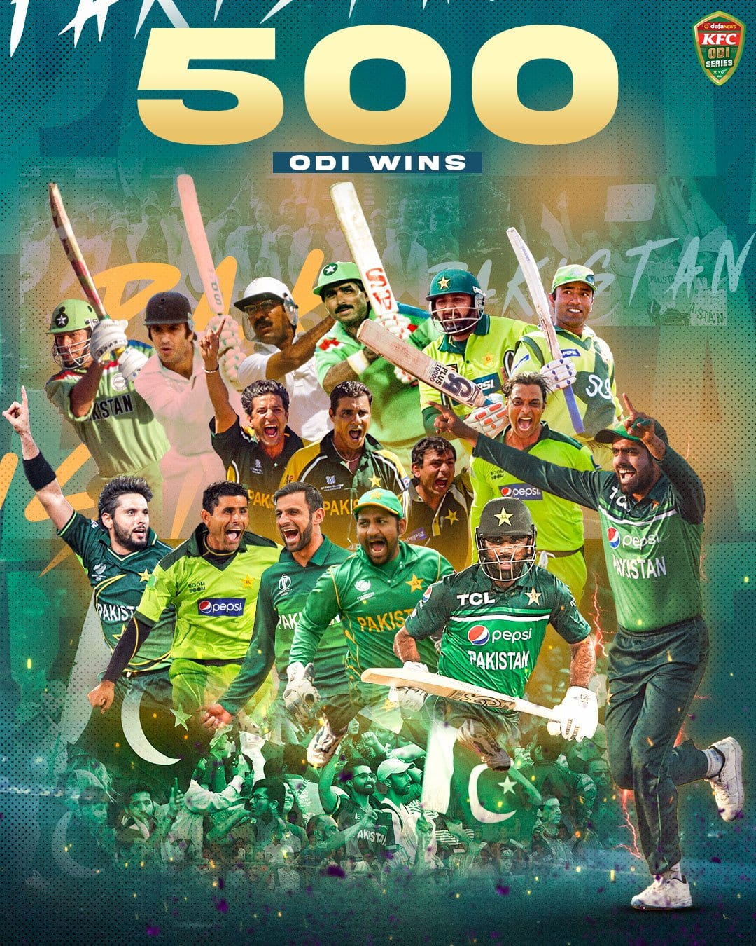 PCB celebrates Pakistan’s 500th ODI win