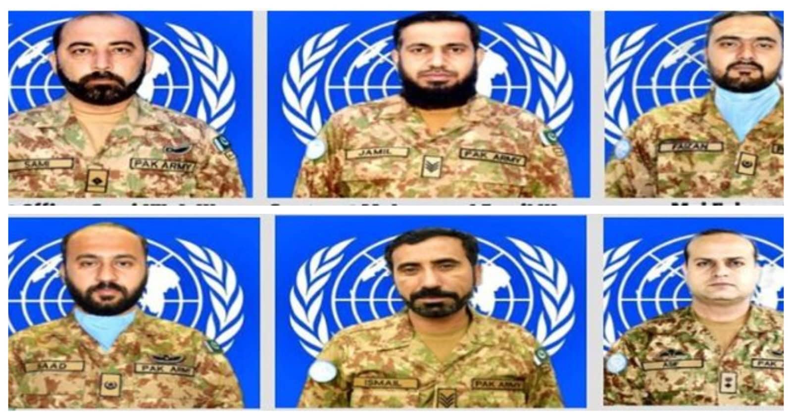 Eight Pakistani peacekeepers honoured posthumously at UN