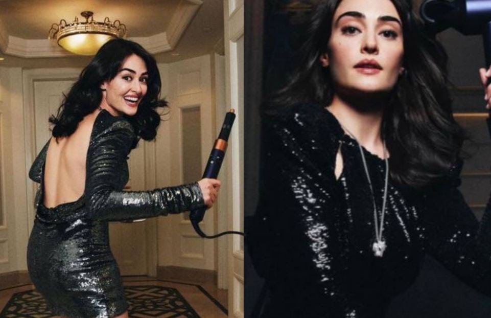 Esra Bilgic sets internet on fire with new photoshoot in backless dress