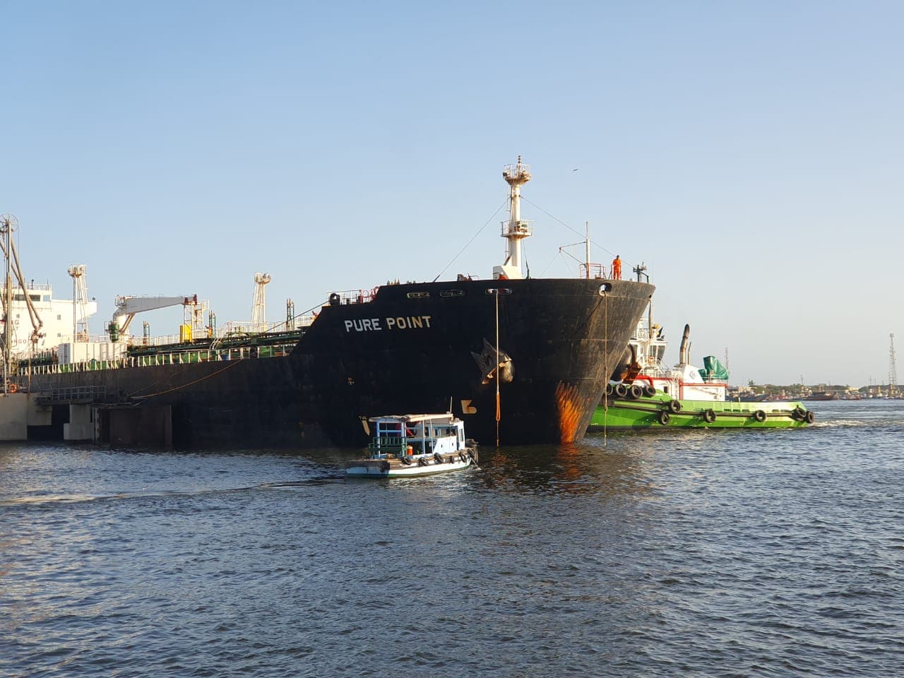 First Russian oil tanker with over 45,000 metric tons of crude docks at ...