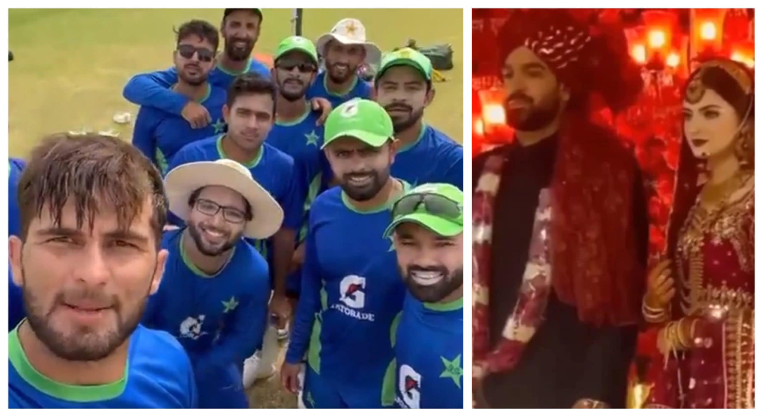 Pakistan team felicitates Haris Rauf on wedding in style
