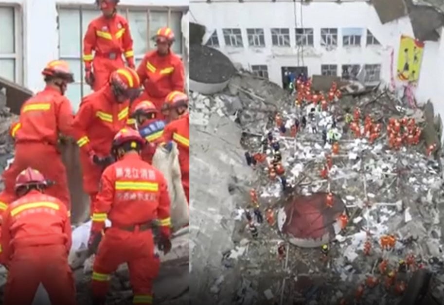 School roof collapse leaves 11 people dead in China’s Qiqihar
