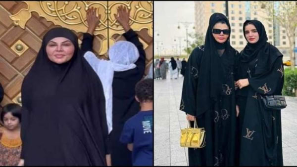 Rakhi Sawant shares video from Masjid Nabawi as she arrives for Umrah